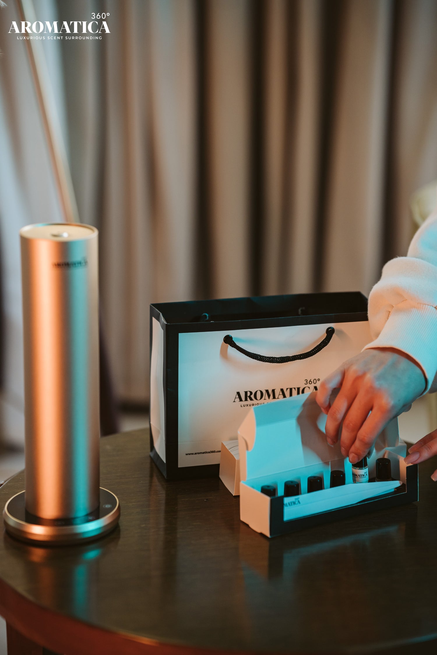 Aromatica Aro Slim elegant and luxurious diffuser – Aromatica360